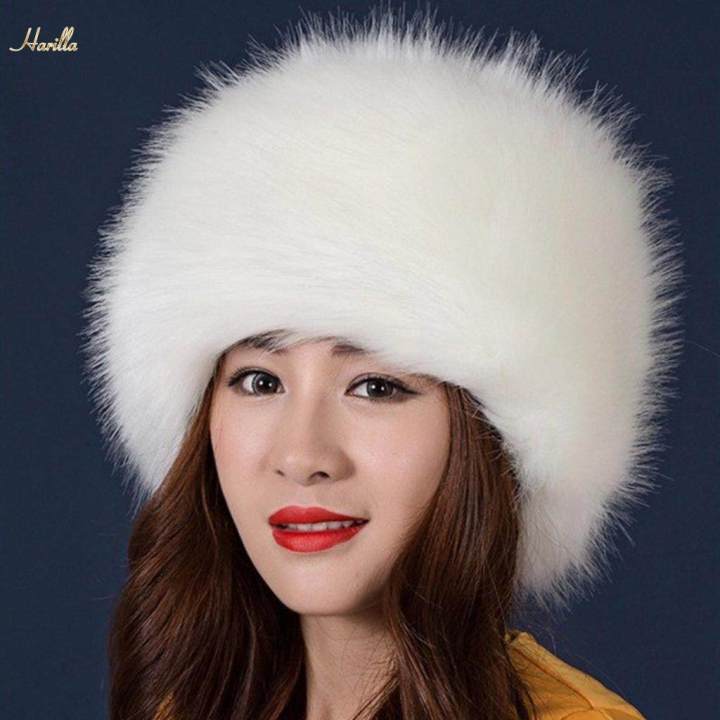 Warm Cossack Hat Russian Earmuff Soft White | Daraz.lk