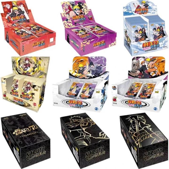 KAYOU Genuine Naruto Cards Box Anime Figure Card Booster Pack Sasuke ...