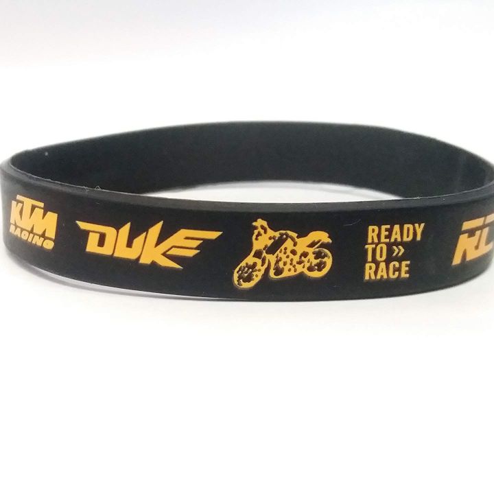 KTM DUKE Silicone Mens & Womens Unisex hand band Wristband Bracelet ...