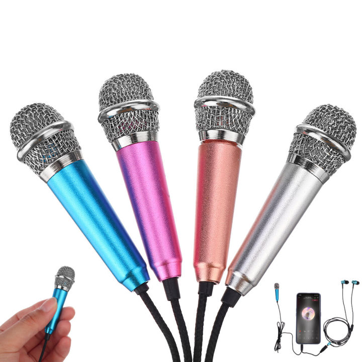 Mini portable vocal/instrument microphone compatible with Apple and ...