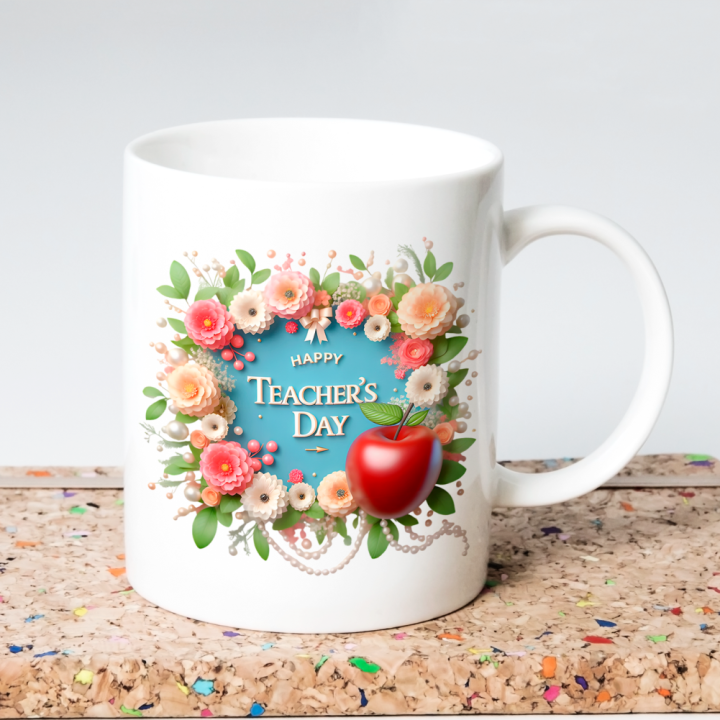 Teacher's Day Mug - Unique Gift for Teacher Appreciation, Happy Teacher ...