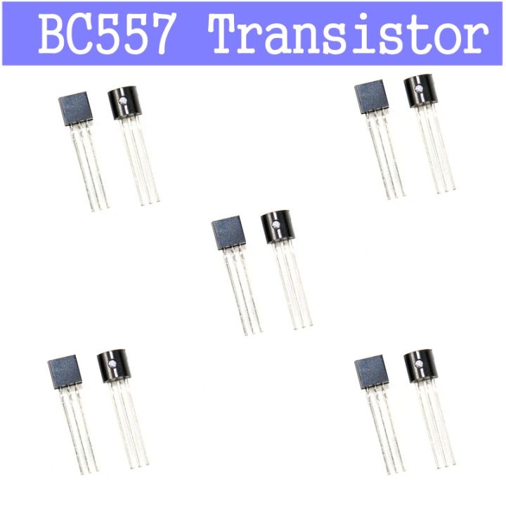 10PCS | BC557 / BC 557 TO-92 45V 0.1A PNP Transistor New (for Diy Amplifier / Arduino) | Daraz.lk