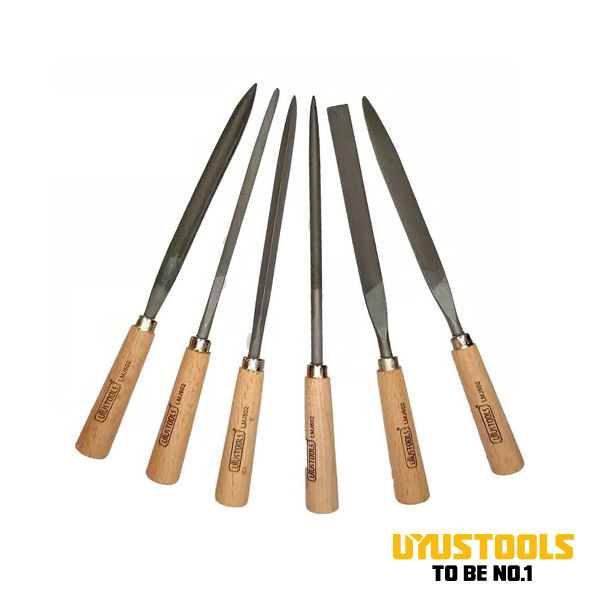 6pcs Uyustools Mini Wooden Handle File Set - 5x100mm - LMJ602 | Daraz.lk
