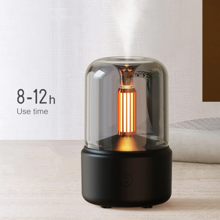 l Electric USB Candle Diffuser Portable 120M Air Humidifier Essential ...