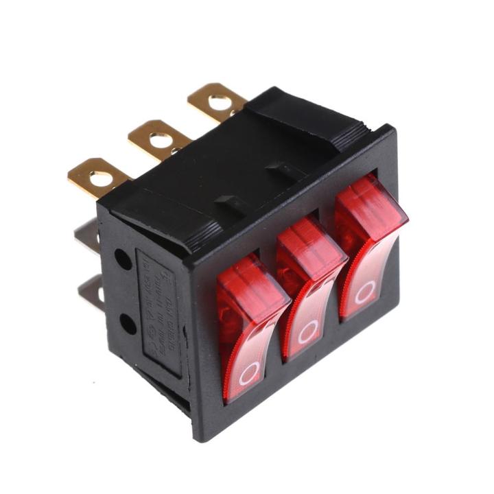 Big Rocker Switches With Red Light Three-Way Switch 9 Pin | Daraz.lk