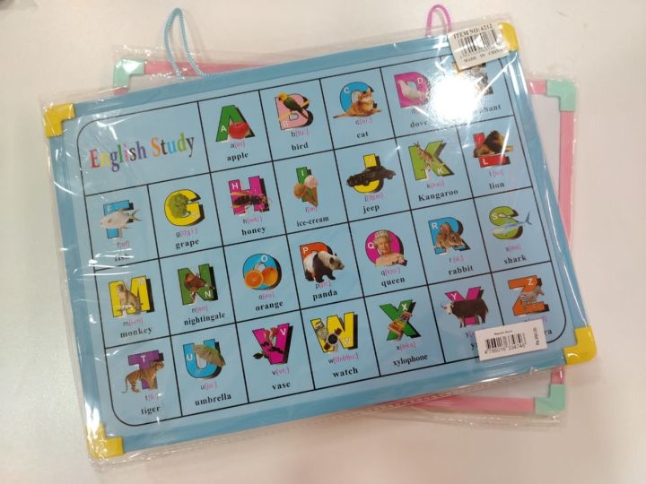 Magnatic Board - Educational & Learning Slate Board Double-Sided ...