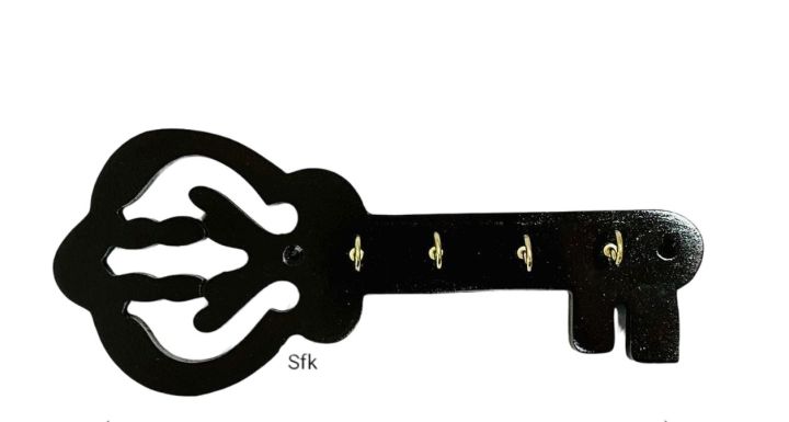 Key Shaped Key Holder Wall Mounted Hold Up To 4 Keys Made In Sri Lanka ...