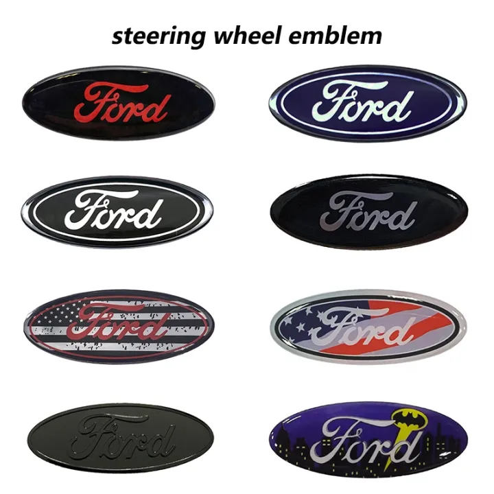 2 pack Ford F150 Steering Wheel logo Sticker Emblem for F250 F350 Edge ...