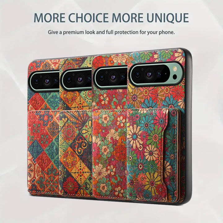 NEW HOT Flower Figure Leather Magnetic Wallet Phone Case For Google ...