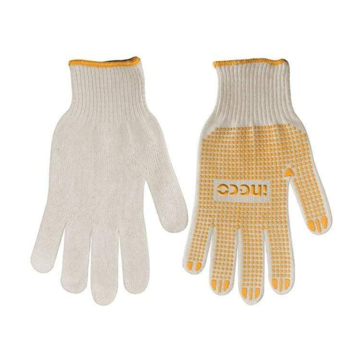 INGCO PVC Dot Gloves HGVK05 | PVC One Side Dotted Gloves | Knitted and ...