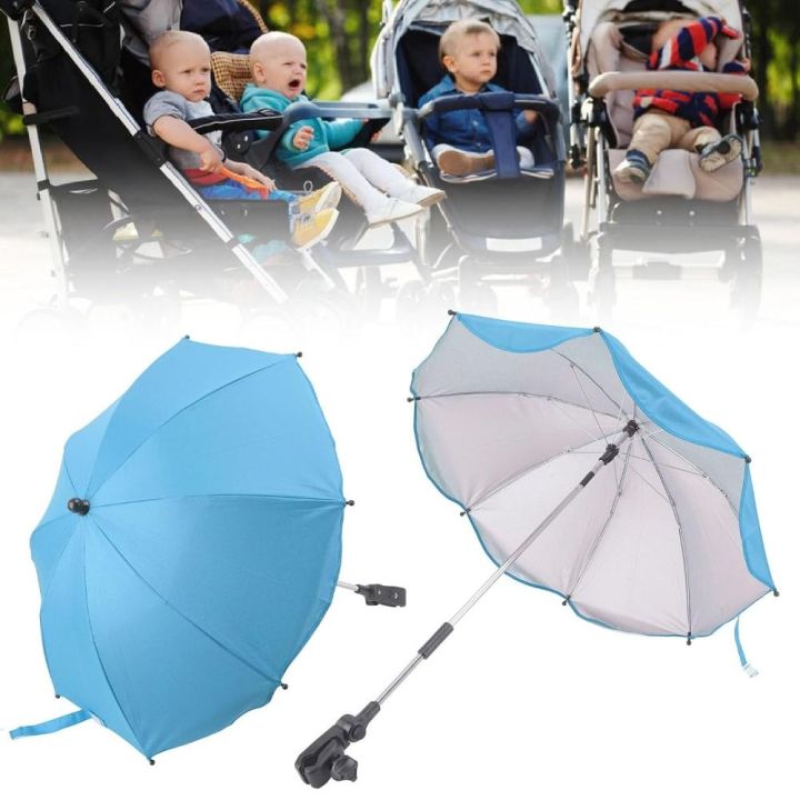 Universal Adjustable Baby Car Umbrella UV Protection Rainproof Pram ...
