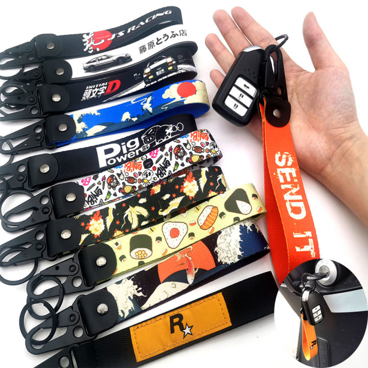 【Daily Necessities For Anyone Store】JDM Car Keychain Tag Personality ...