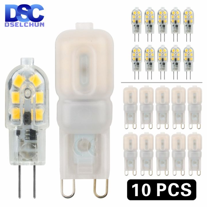 10PCS LED Bulb 3W 5W G4 G9 Light Bulb AC 220V DC 12V LED Lamp SMD2835 ...