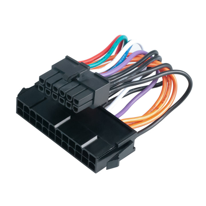 Rgeek 10cm Atx 24 Pin To 12 Pin Power Supply Cable Adapter 24p To 12p ...