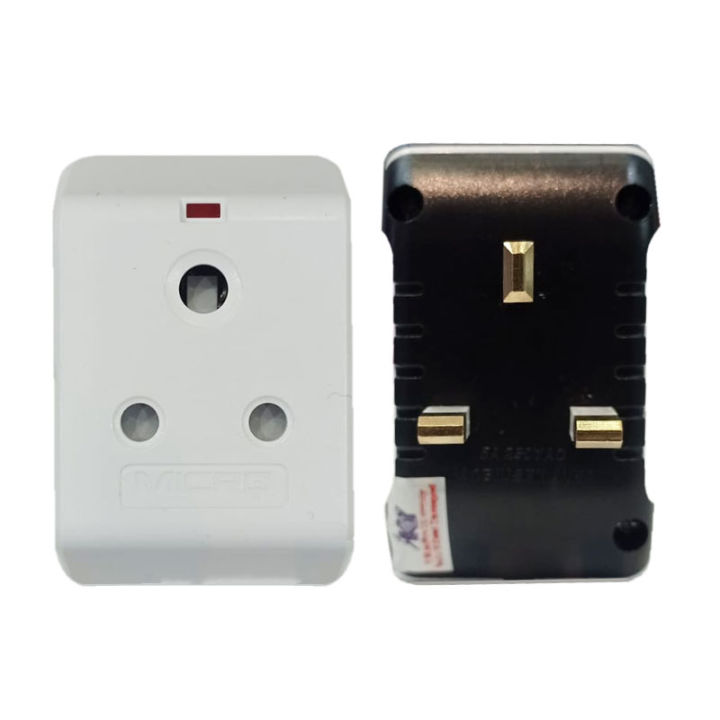 Square Pin to Round Pin Multi Socket Converter | Daraz.lk