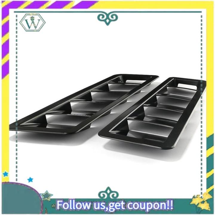 Upgraded Car Hood Air Intake Scoop, Vent Louver Cooling Panel, Hood Air ...