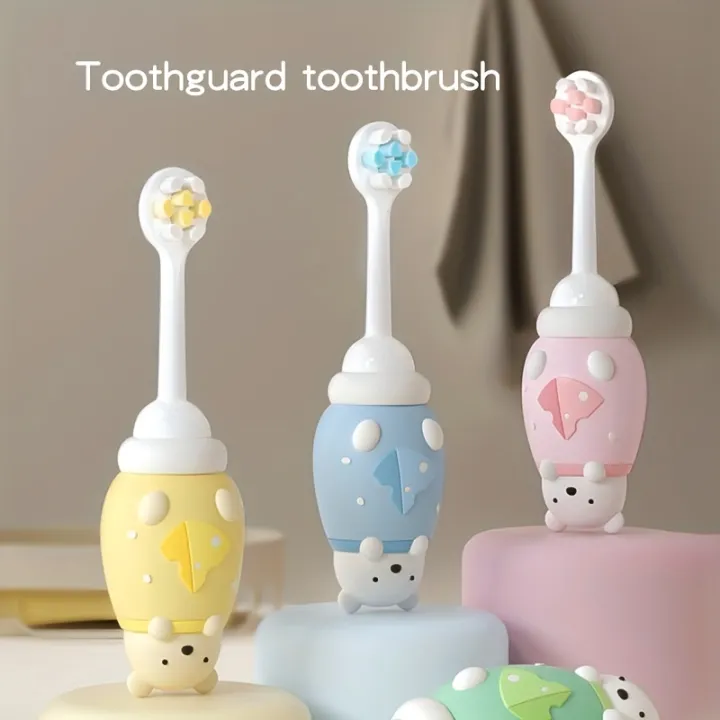 1pc Cartoon Children Toothbrush, Manual Toothbrushes With Extra Soft ...