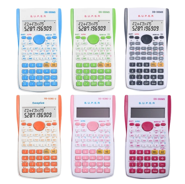 Digital Scientific Calculator 240 Functions 82MS Statistics Mathematics ...