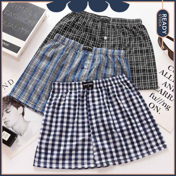 [Cloud Bazaar] QSTAR Men Boxer Short Men Underwear Men Brief Trunk ...