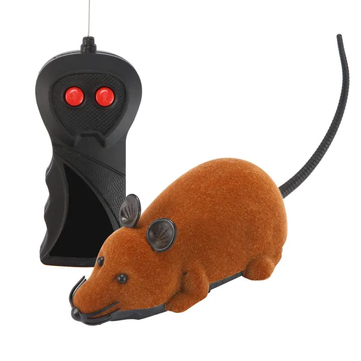 Electronic Wireless Remote Control Mouse Rat Animal Toys Pet Cat Toys ...
