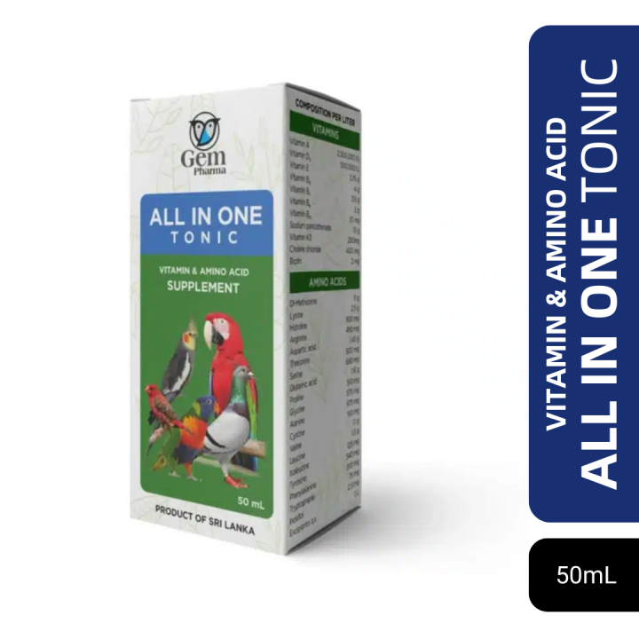 Gema Pharma All in One Tonic Bird Vitamin – 50ml | Daraz.lk
