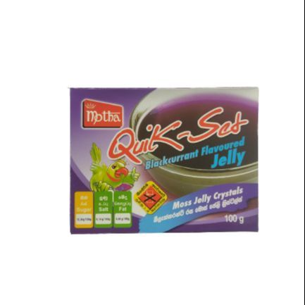 Motha Jelly - Quick Set – Black Current 100g | Daraz.lk