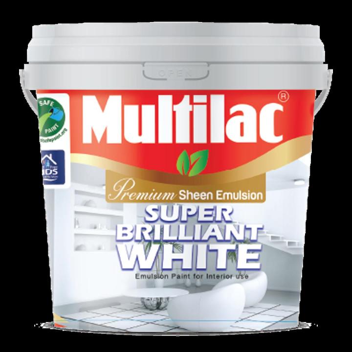MULTILAC Premium Emulsion Super Brilliant White | Daraz.lk