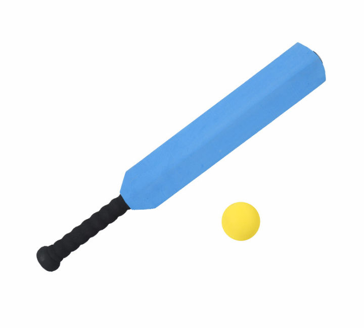 Kids' Indoor/Outdoor Cricket Toy Set with Cricket Bat and EVA Ball(Blue ...