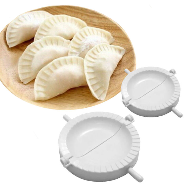 2Pcs- Press Dumpling Cooking Pastry Tools Patis Maker Molds Plastic ...