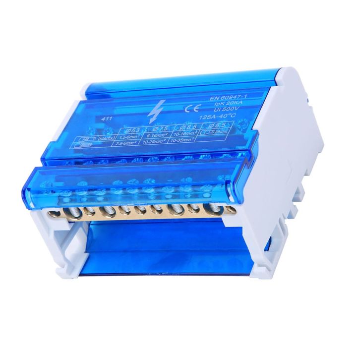 Electrical Engineering 411 Terminal Distribution Box Din Rail 4-Level ...