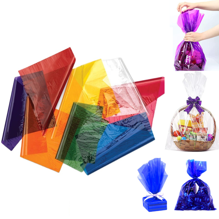 10 Sheets of Cellophane Sheets ( Glass Paper) pirikara wrapping, gift ...