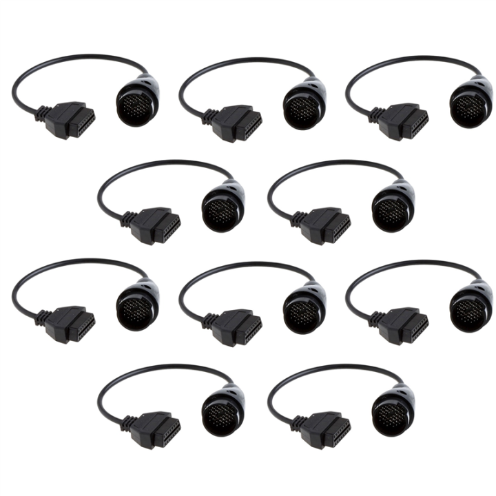 10X for Benz MB 38 Pin to 16 Pin OBD2 OBD II Diagnostic Adapter for ...