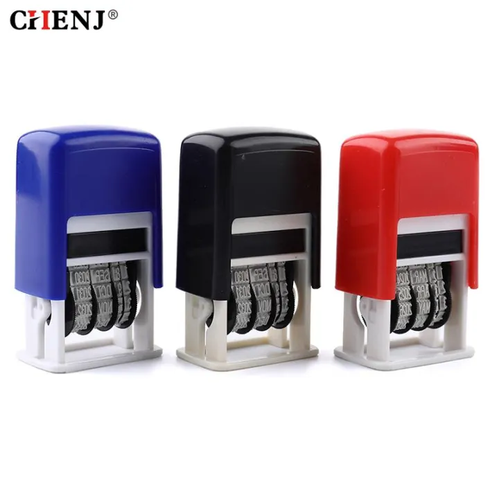 Planner Date Stamp DIY Handle Account Date Stamps Stamping Mud Set Mini ...