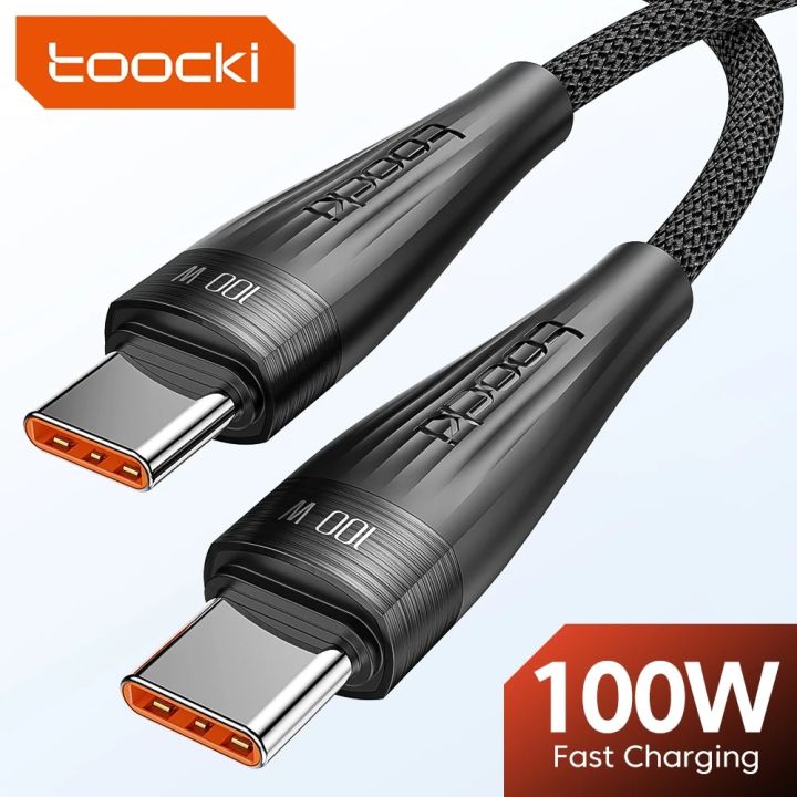 Toocki 100W USB C To USB C Cable PD Fast Charger Charging Type C to ...