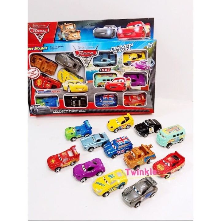 Pixar Racer Cars McQueen Cars Collection Mainan Kereta Toy Set | Daraz.lk
