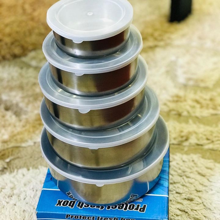 Food Containers Protect Fresh Box - 5 Pcs | Daraz.lk