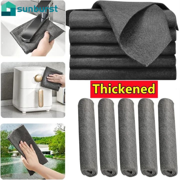 Magic Microfiber Thickened Cleaning Cloth Multi-purpose Reusable ...