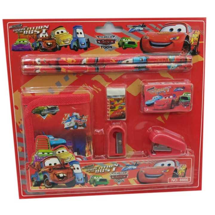 Cars Toon Stationery Set | Daraz.lk