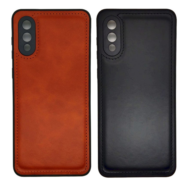 Luxury Samsung A02 M02 Leather Case New 2024 Perfect Design Full Lens ...