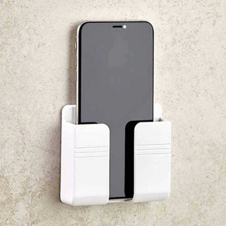 wall mount mobile phone holder white | Daraz.lk