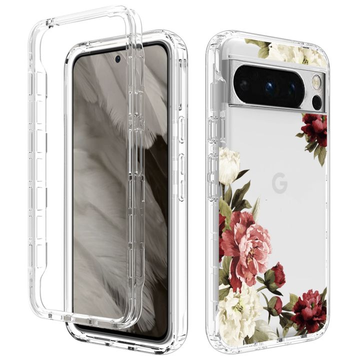 lthmy for Google Pixel 6 Pro Case Painted Soft TPU Back Hard Bumper 2 ...