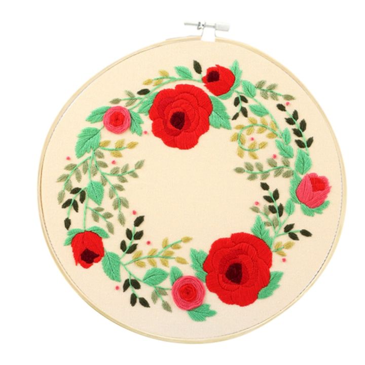 【BestGO】Full Range of Embroidery Cross Stitch Stamped Embroidery Cloth ...