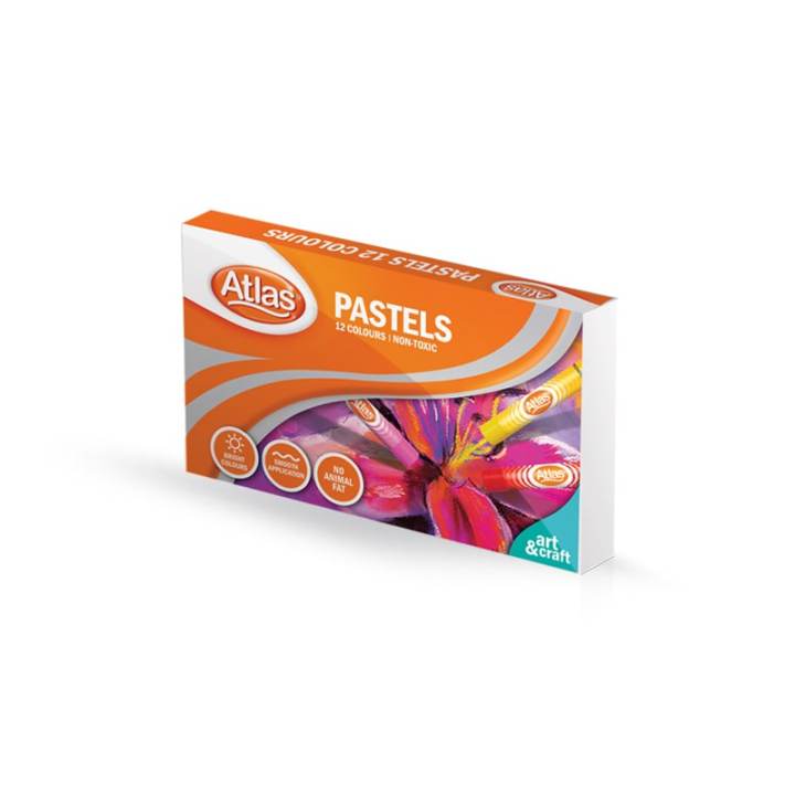 Atlas Color Pastels - 12 Colors | Daraz.lk