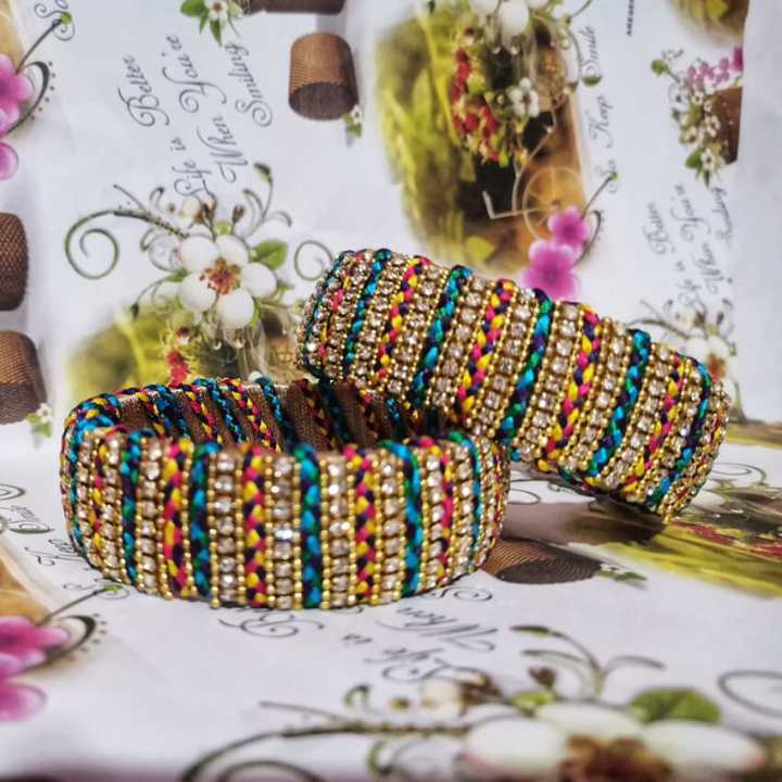 Silk Thread Bangles | Daraz.lk