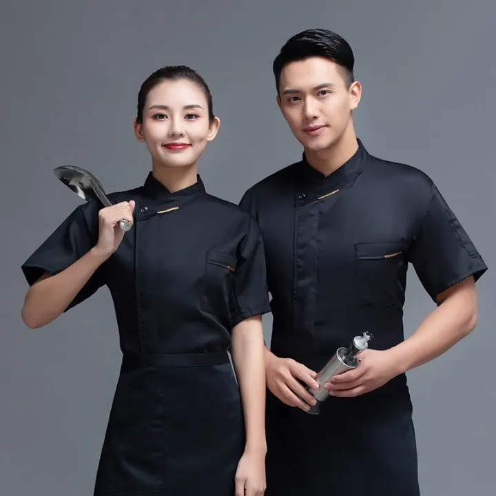 Chef Overalls Long Short Sleeve Men's and Women's Back Kitchen Dining ...