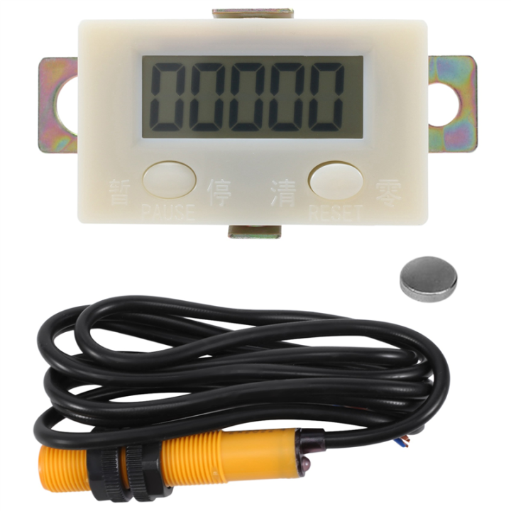 0-99999 LCD Digital Display Electronic Counter Punch Magnetic Induction ...