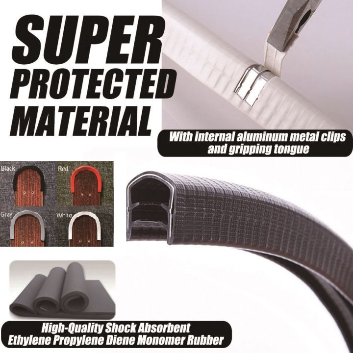 Skateboard Deck Guards Protector U Channel Design Rubber and Steel ...