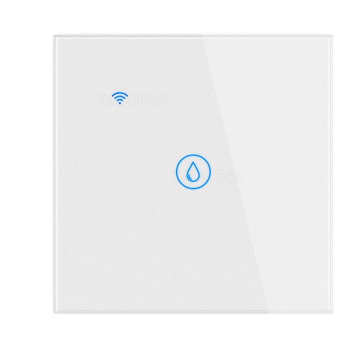 Glass Panel Wall Switch 40A Smart Touch Water Heater Tuya Smart Life ...