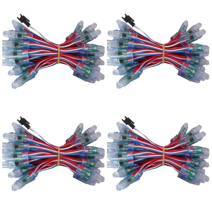 200Pcs WS2811 LED Pixel Light String Advertising Pouring Waterproof Full Color Perforated Light ...