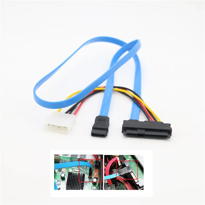 for Hard Disk Drive 7 Pin SATA Serial Female ATA to SAS 29 Pin ...